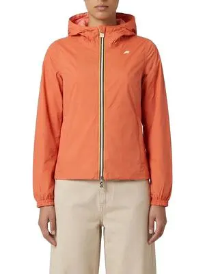 K-WAY Lil 2.0 Plus.2 Reversible Windbreaker Jacket - Orange