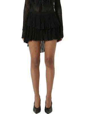 Blumarine Georgette Skirt - Black