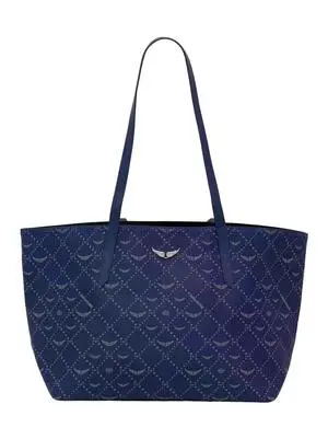 Zadig&Voltaire Tote Bag With Metallic Detail - Blue