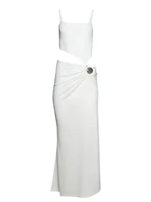 Christopher Esber Cut-out Embellished Midi Dress - White