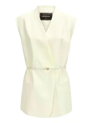 Fabiana Filippi Belted Jacket - Neutrals