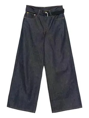 Sacai Belted Trousers - Blue