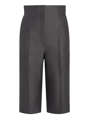 Khaite Raelle Tailored Shorts Grey