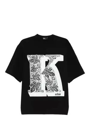 Kolor Logo-print T-shirt Black