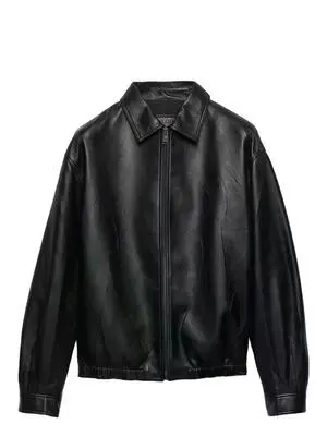 Prada Nappa Leather Jacket - Black