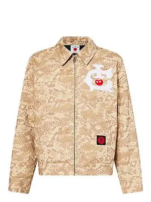 ICECREAM Quilted Cotton Work Jacket - Light Brown