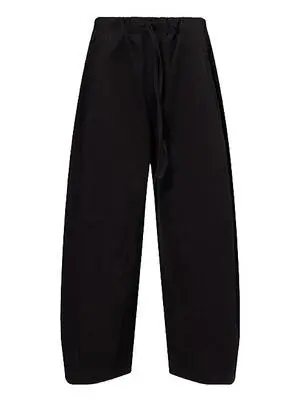 ENTIRE STUDIOS Loft Wide-leg Cotton Trousers - Black