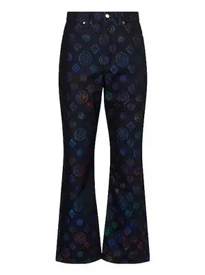 Casablanca Heatmap Straight-leg Denim Jeans - Multi