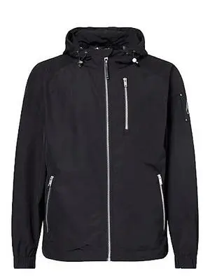 Moose Knuckles Charlesbourg Hooded Shell Jacket - Black