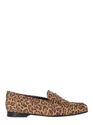 The Kooples Printed Leather Loafers - Leopard