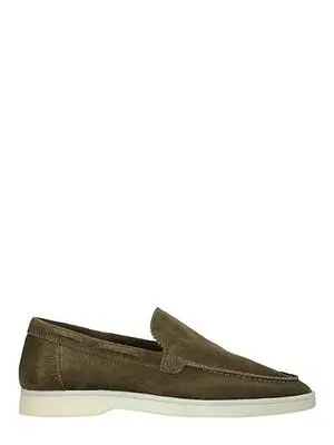 AURELIEN Yacht Suede Loafers - Khaki