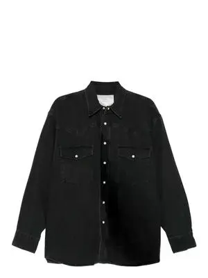 Studio Nicholson Mylo Denim Shirt - Black