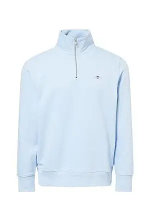 Gant Embroidered Logo Cotton-blend Sweatshirt - Fresh Blue