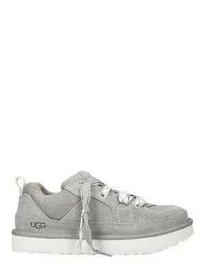 UGG Lowmel Suede Trainers - Grey Mixed