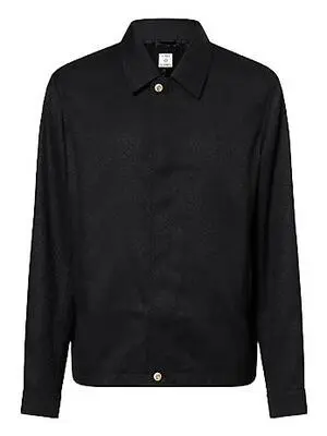 Casablanca Monogram Wool-blend Sports Jacket - Black