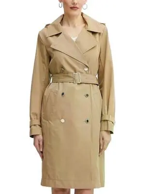 MORGAN Hooded Belted Coat - Neutrals