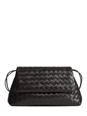BOTTEGA  VENETA Intrecciato Leather Pouch - Fondant