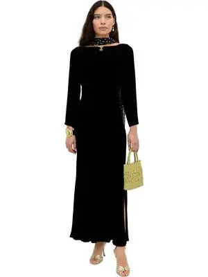 Rixo Devina Regular Gown - Black