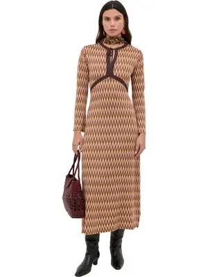 Rixo Pamela Maeve Jacquard Dress - Multi