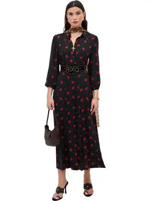 Rixo Izzy Rose Spot Regular - Black