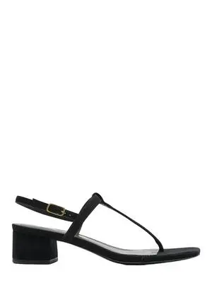 Rixo Mads Suede Sandals - Black