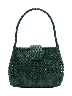 Rixo Amoria Woven Bag Green