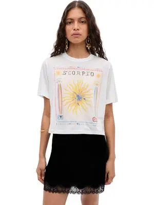 Rixo Ria Scorpio T-shirt - White