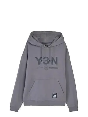 Adidas Y3 Nbhd Graphic Hoodie - Granite