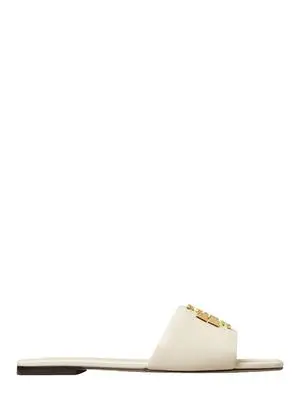 Tory Burch Eleanor Slide - Light Cream/gold