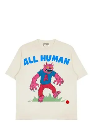 ALL HUMAN Super Gremlin T-shirt - Cream