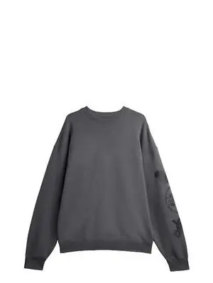 Adidas Y-3 Graphic Crewneck Sweatshirt - Granite