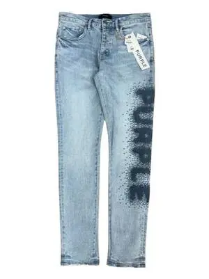 PURPLE BRAND Skinny Tuffetage Jean - Light Indigo