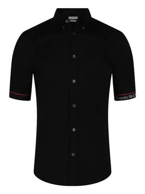 Alexander McQueen Selvedge Tape Buttonup Shirt - Black