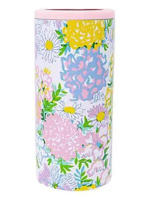 LILLY PULITZER Skinny Can Cooler - Multi Lilly Garden Accessories Small