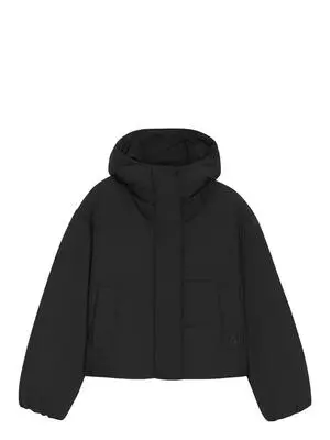 BOSS Regular Fit Crinkle-fabric Jacket - Black