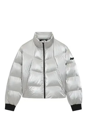 Hugo Puffer Jacket With Logo - Patterned