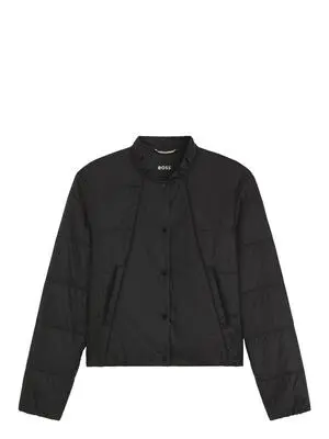 BOSS Packable Jacket With Water-repellent Finish - Black