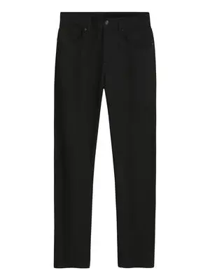 BOSS Porsche X BOSS Tapered-Fit Stretch Denim Pants Black