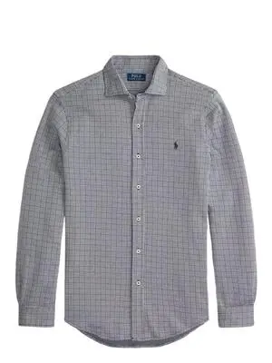 Polo Ralph Lauren Checked-patterned Shirt Grey