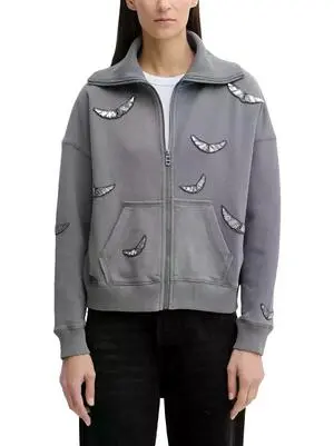 Zadig&Voltaire Zip Track Jacket - Grey