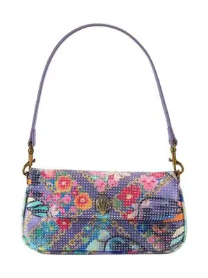 Kurt Geiger Floral Shoulder Bag - Purple