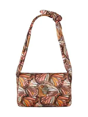 Kurt Geiger Kensington Knot Butterfly Printed Shoulder Bag - Brown
