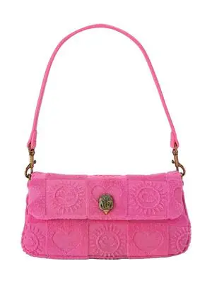 Kurt Geiger Embellished Shoulder Bag - Pink