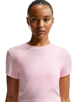 Nike Sportswear Chill Knit Cropped T-shirt - Pink