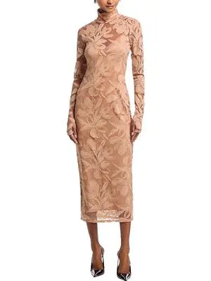 AFRM Shailene Lace Dress - Almond