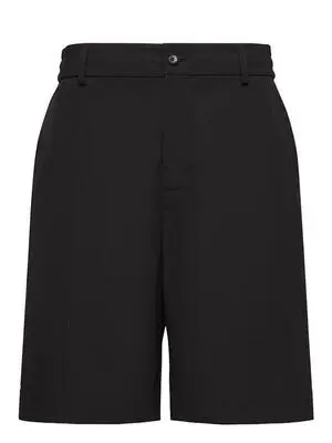Moncler Seersucker Shorts - Black