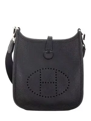 Hermès Evelyne Tpm Crossbody Bag Clemence Gen Iii - Black