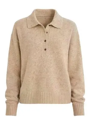 Jenni Kayne Button-up Polo Shirt - Neutrals