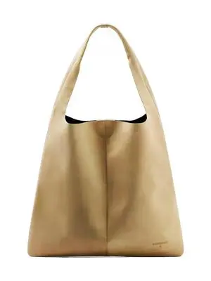 Patrizia Pepe Suede Shoulder Bag - Neutrals