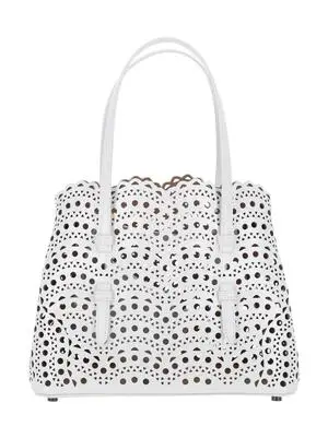Alaïa Mina 25 Tote Bag - White